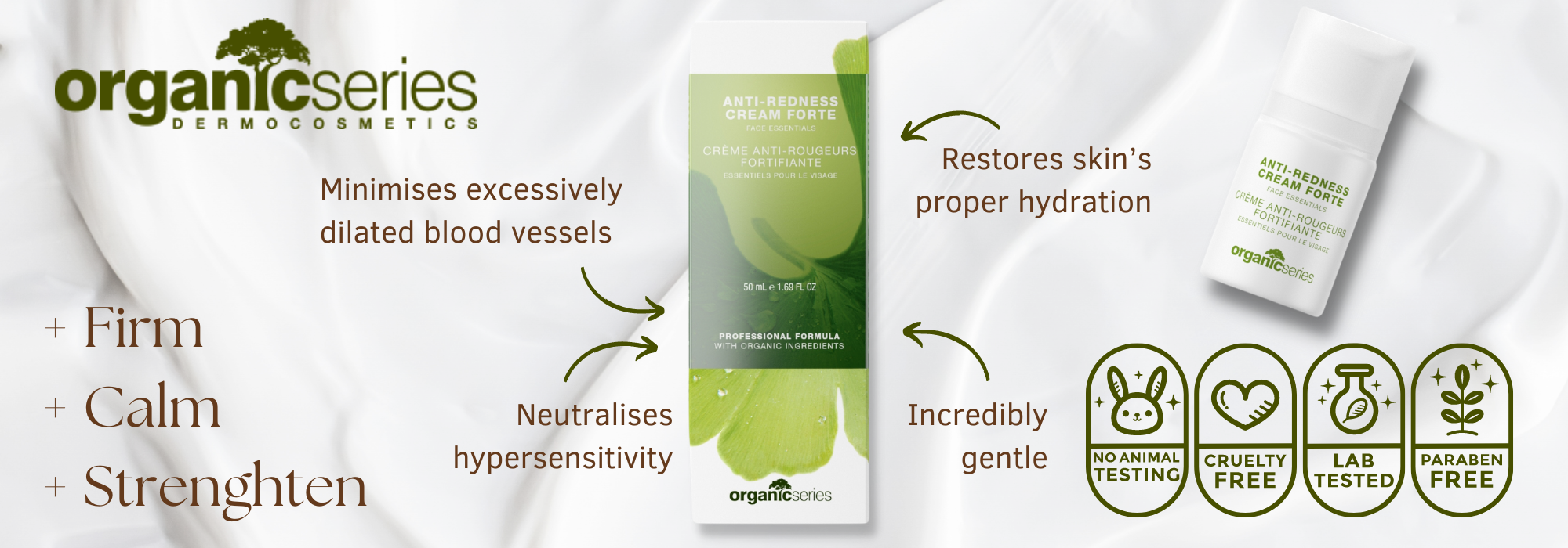 Anti Redness Cream Forte | By Organic Series | 50ml, 200ml - Organic Series