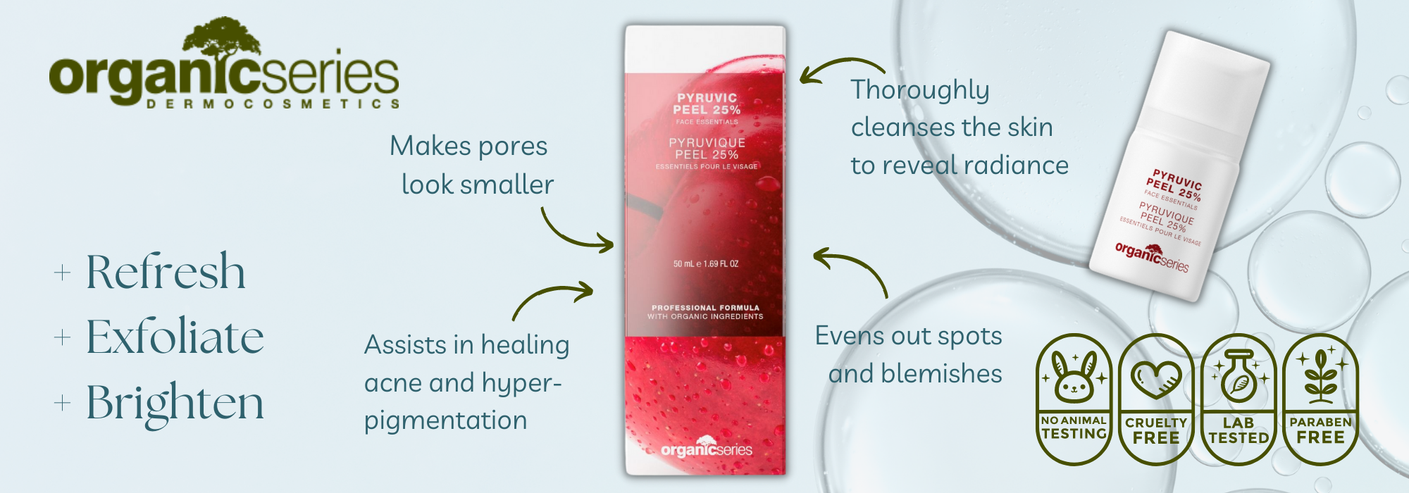 Pyruvic Peel 25% By Organic Series | 50 ml - Organic Series